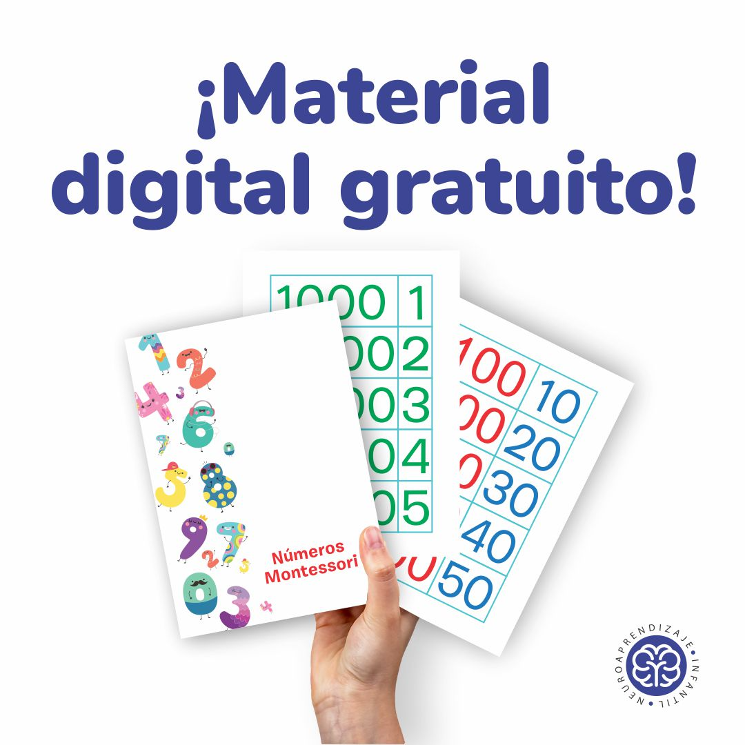 Números Montessori - Neuroaprendizaje Infantil