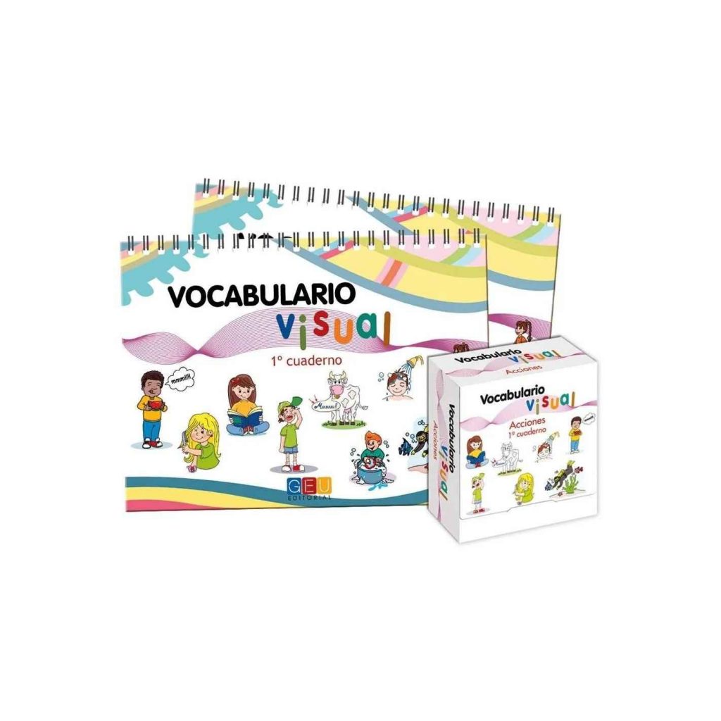 Cuaderno de vocabulario visual: Acciones - Neuroaprendizaje Infantil